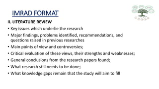 Lesson 2 For Business Reserach IMRAD FORMAT.pptx | Science