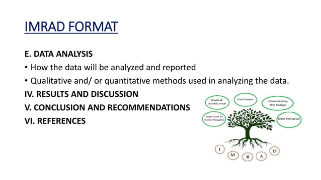 Lesson 2 For Business Reserach IMRAD FORMAT.pptx | Science