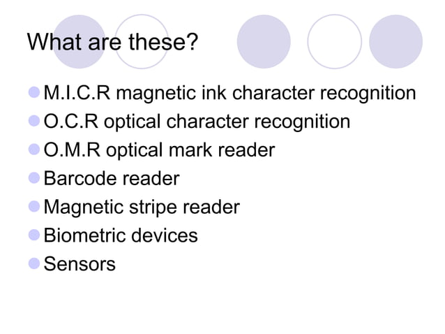 Lesson 2 input devices | PPTX