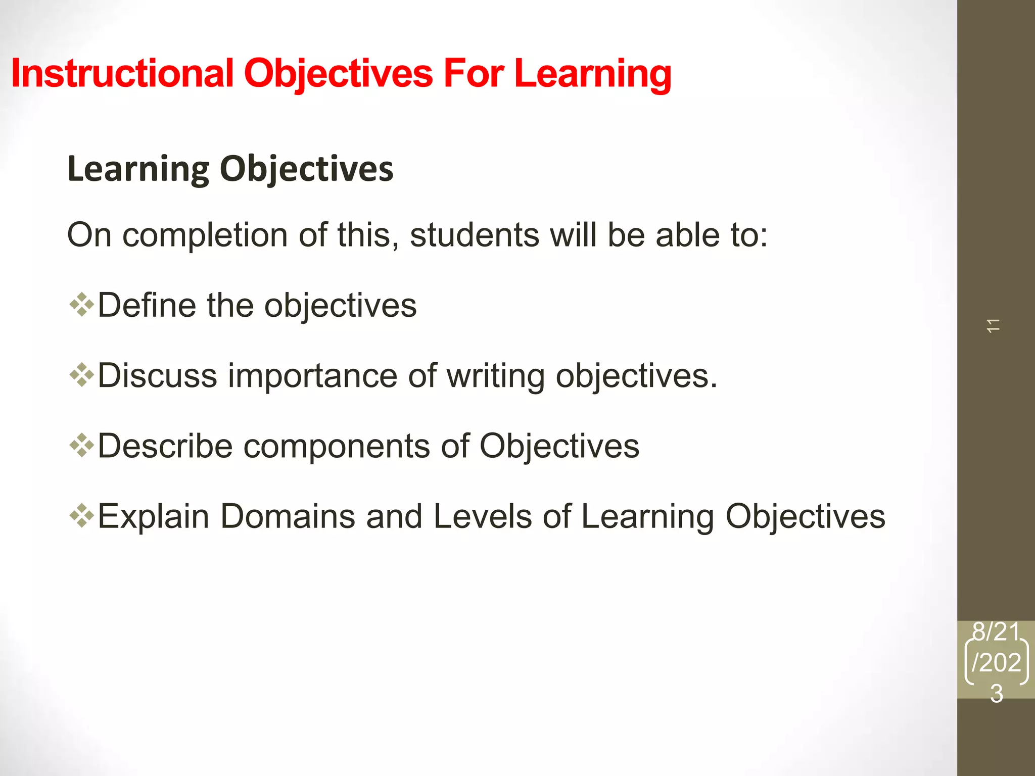 Lesson 2 Instructional Objective.ppt