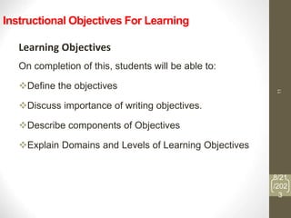 Lesson 2 Instructional Objective.ppt