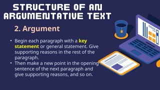LESSON 2 key-structual-elements-and-language-features-of-argumentative-text | PPTX