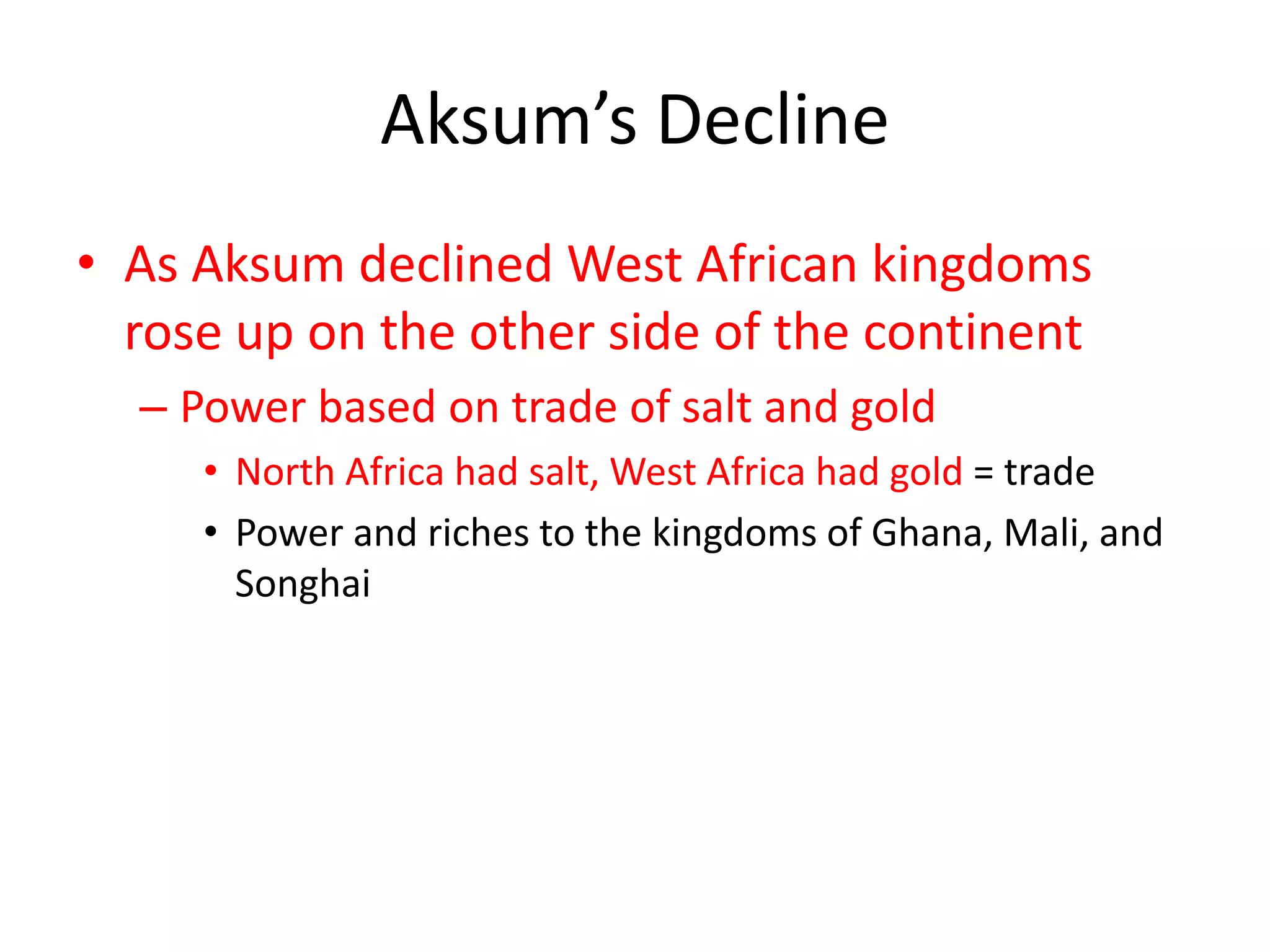 Lesson 2 Kingdoms and Empires | PPTX | Africa Travel | Travel Locations