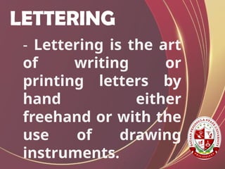 Lesson 2_Importance of Lettering and History | PPTX