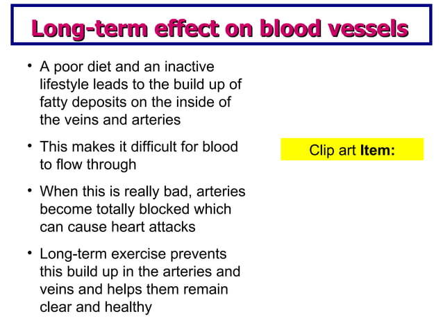 Lesson 2 long term effects of exercise | PPT | Heart and Cardiovascular ...