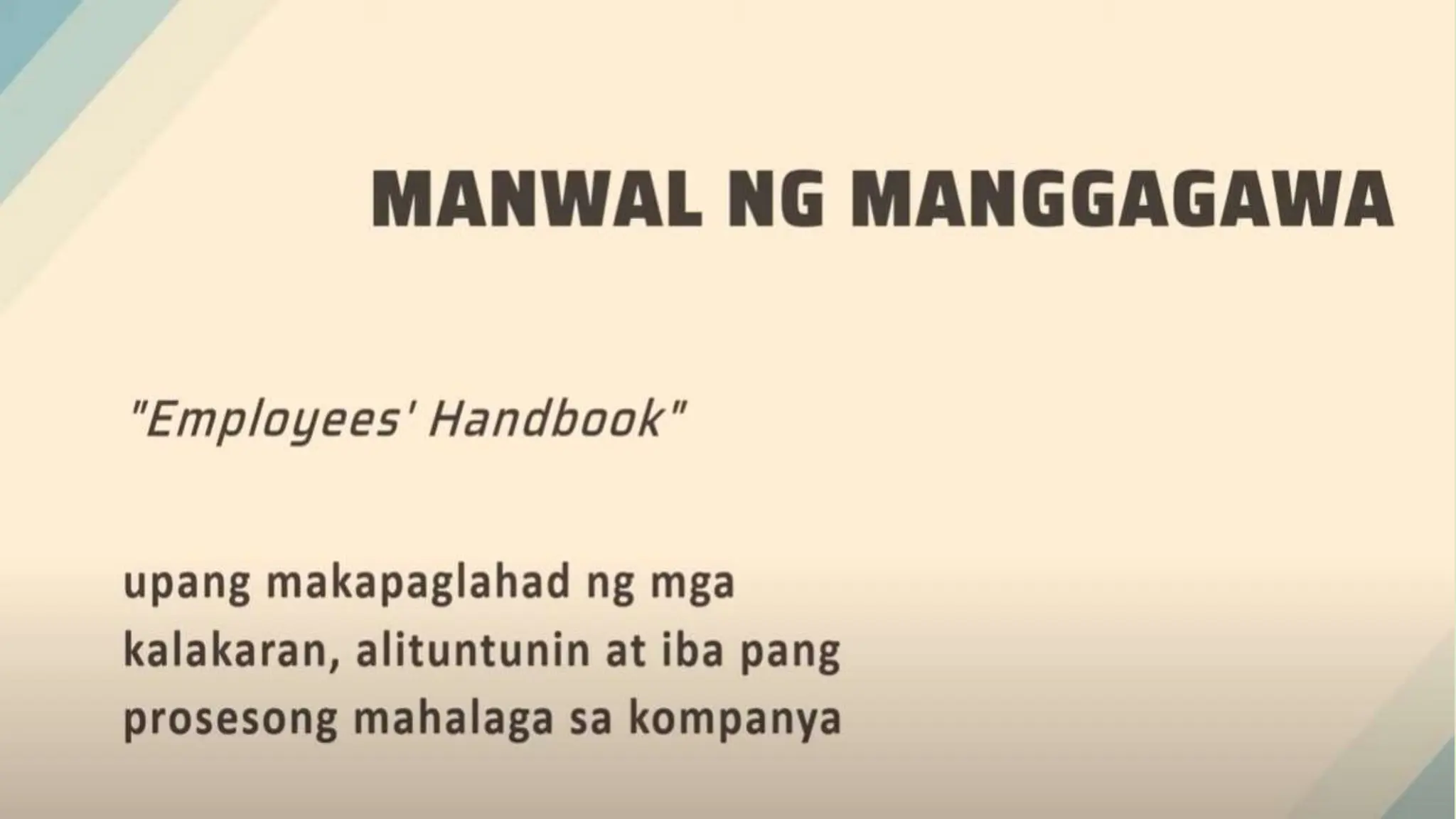 Lesson 2 Paggawa ng Manwal. Filipino sa Piling Larangpptx | PPTX