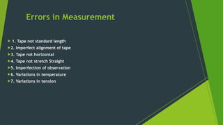 Lesson 2 Measurement of Distances (Elementary Surveying) | PPTX