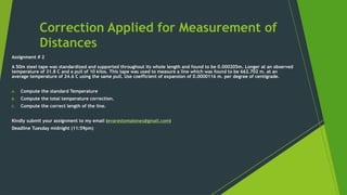 Lesson 2 Measurement of Distances (Elementary Surveying) | PPTX