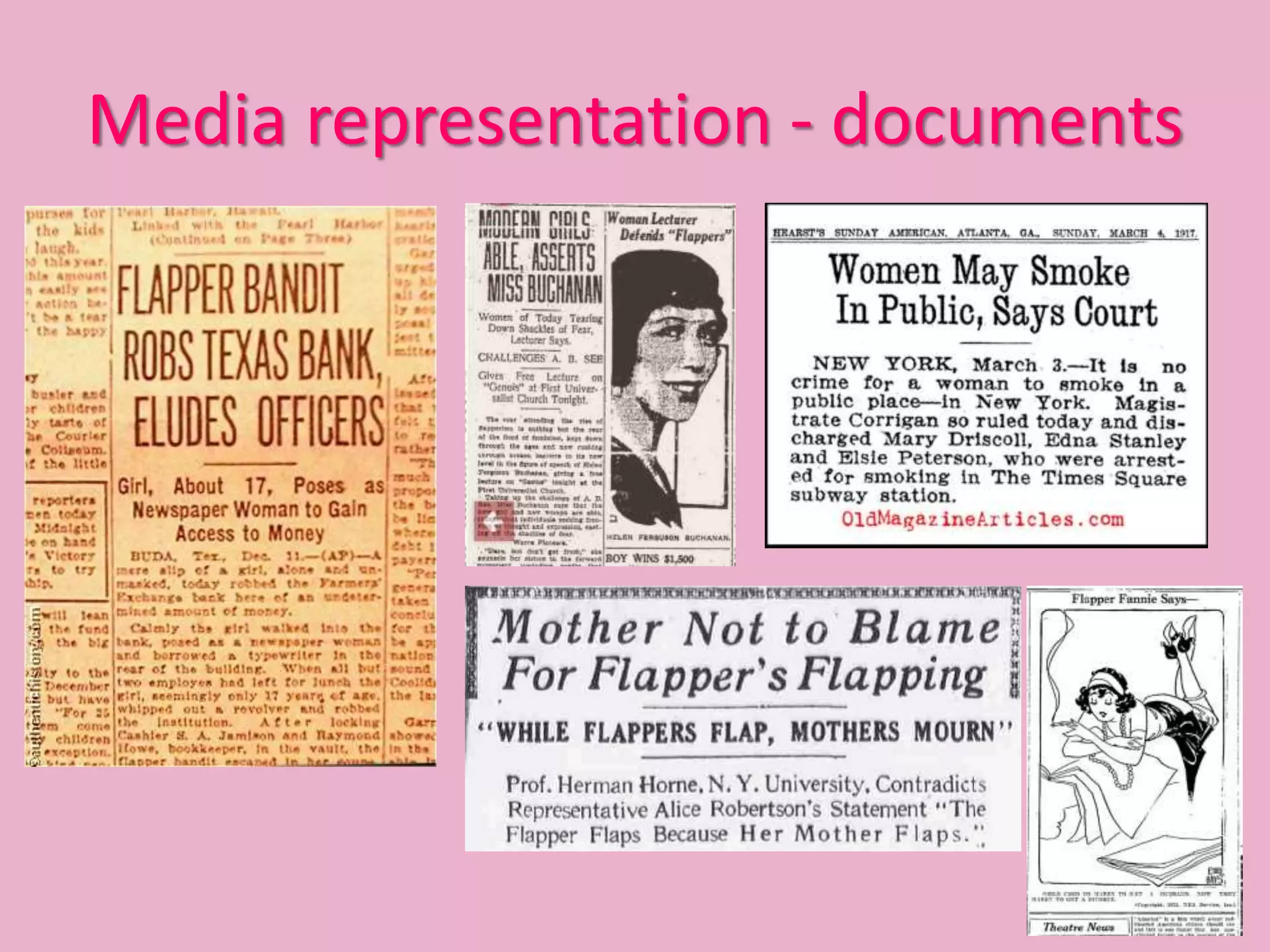 Flappers - 1920s | PPTX