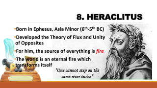 The Pre-Socratic Philosophers | PPTX