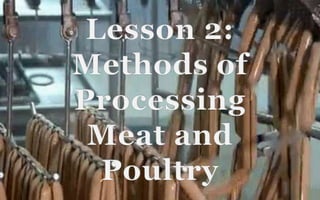 Lesson 2 Methods of Meat Preservation | PPTX