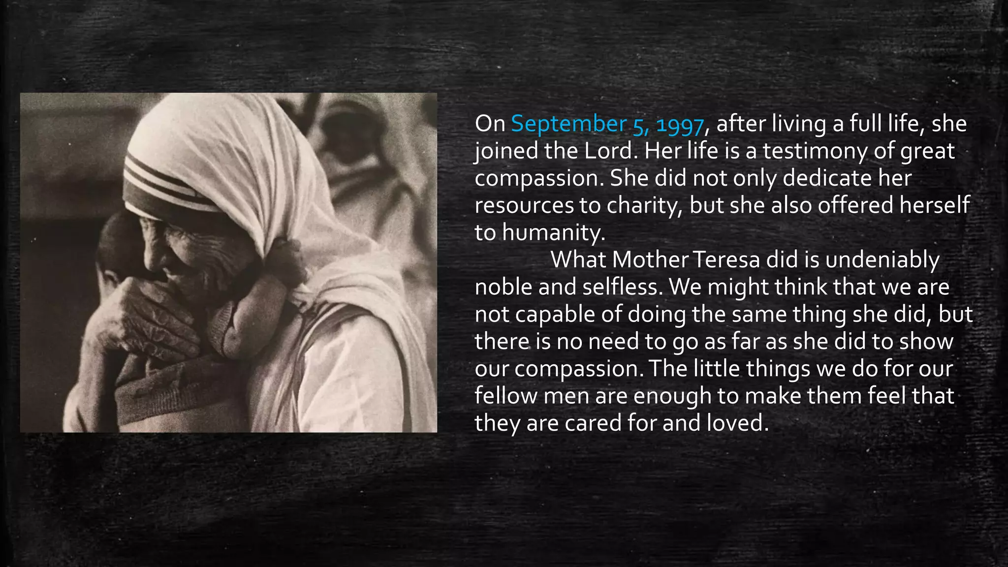 Lesson 2 mother teresa | PPT