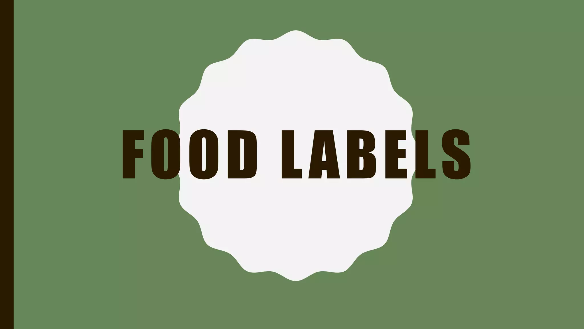 Philippines' Nutrition tools and food labels | PPTX