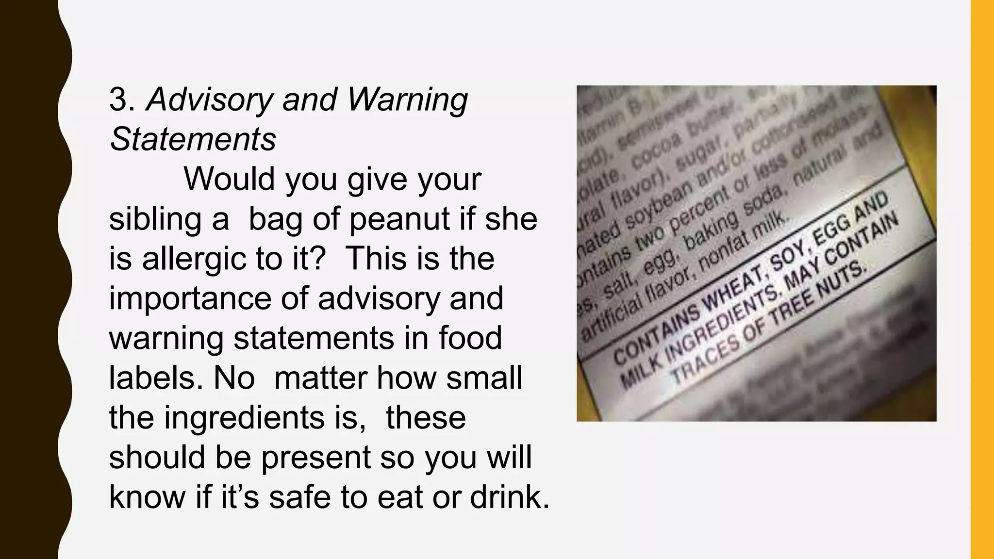 Philippines' Nutrition tools and food labels | PPTX