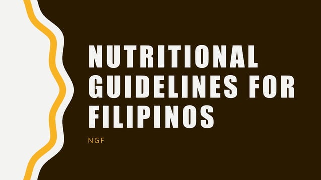 Philippines' Nutrition tools and food labels | PPTX