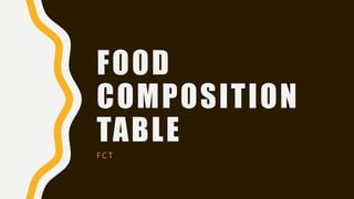 Philippines' Nutrition tools and food labels | PPTX