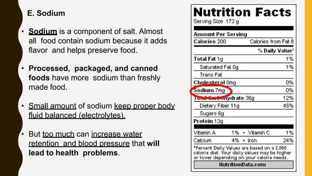 Philippines' Nutrition tools and food labels | PPTX