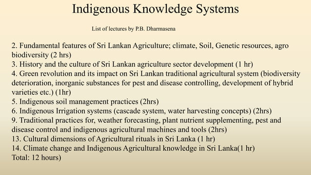 Indigenous Knowledge Systems - 1 | PDF