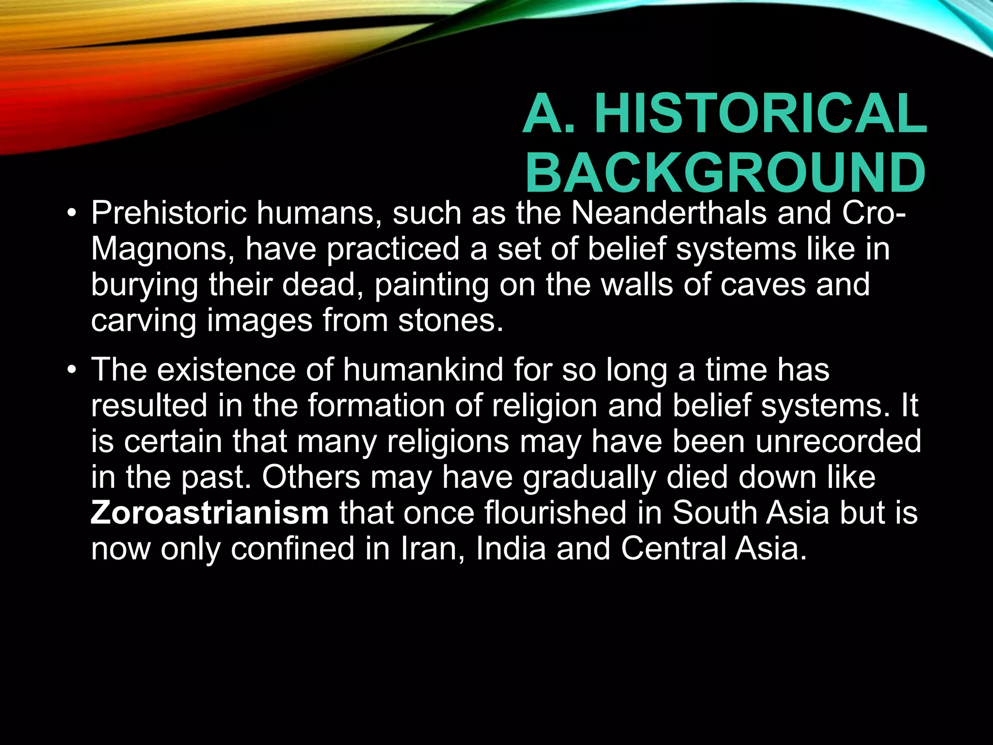 Lesson 2 origin of world religions | PPTX