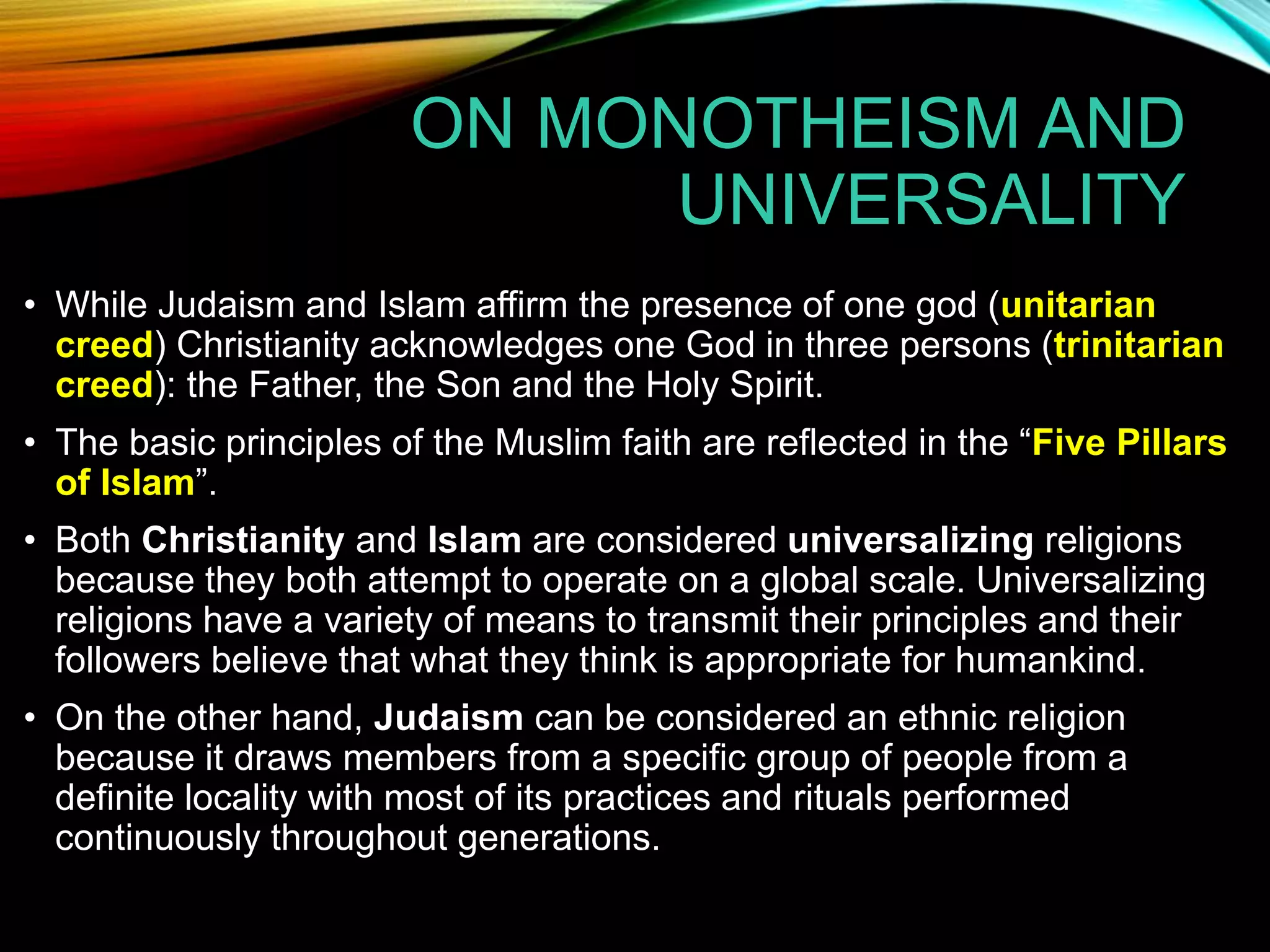 Lesson 2 origin of world religions | PPTX