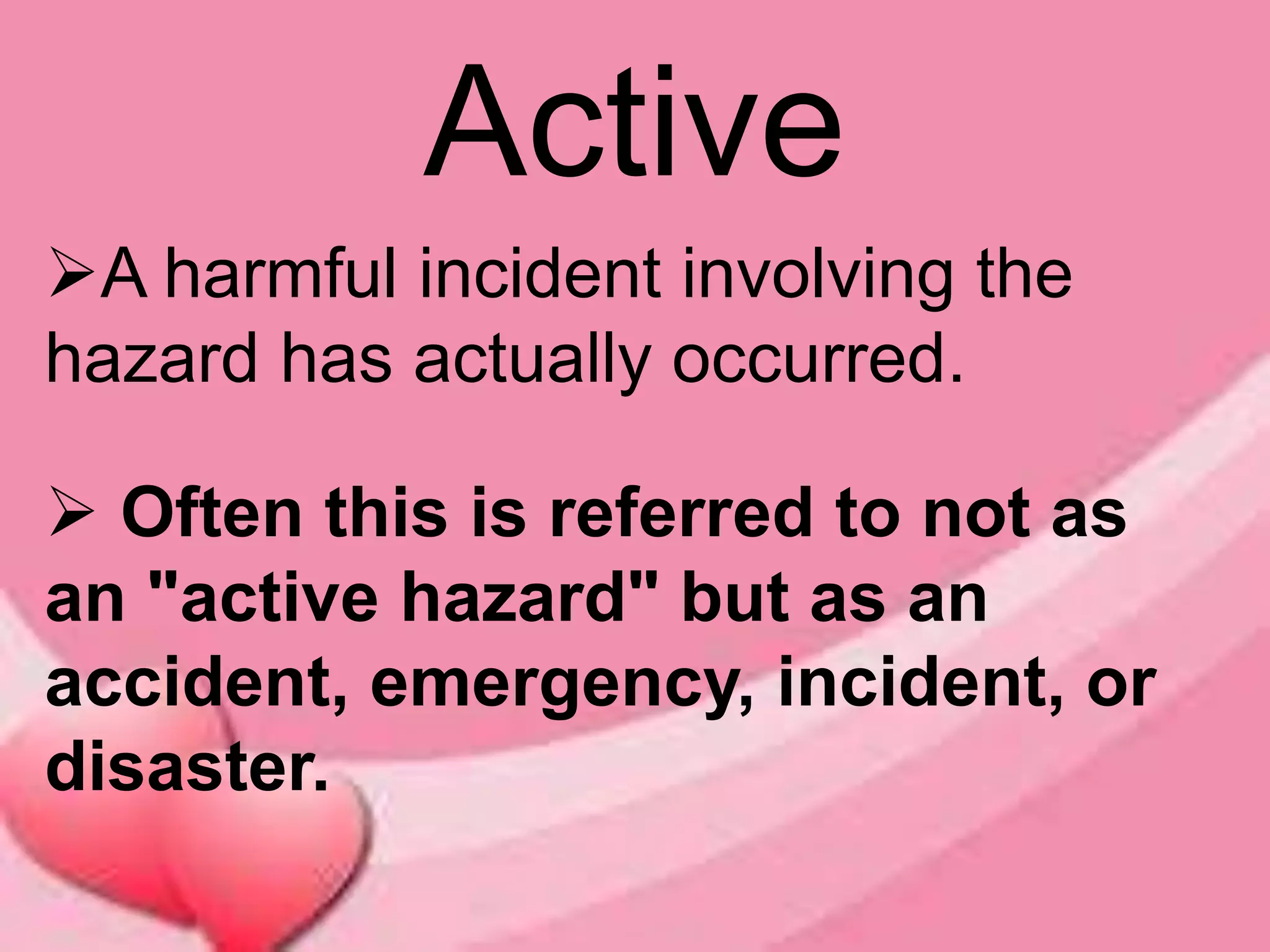 OSH/TYPES OF HAZARDS | PPTX