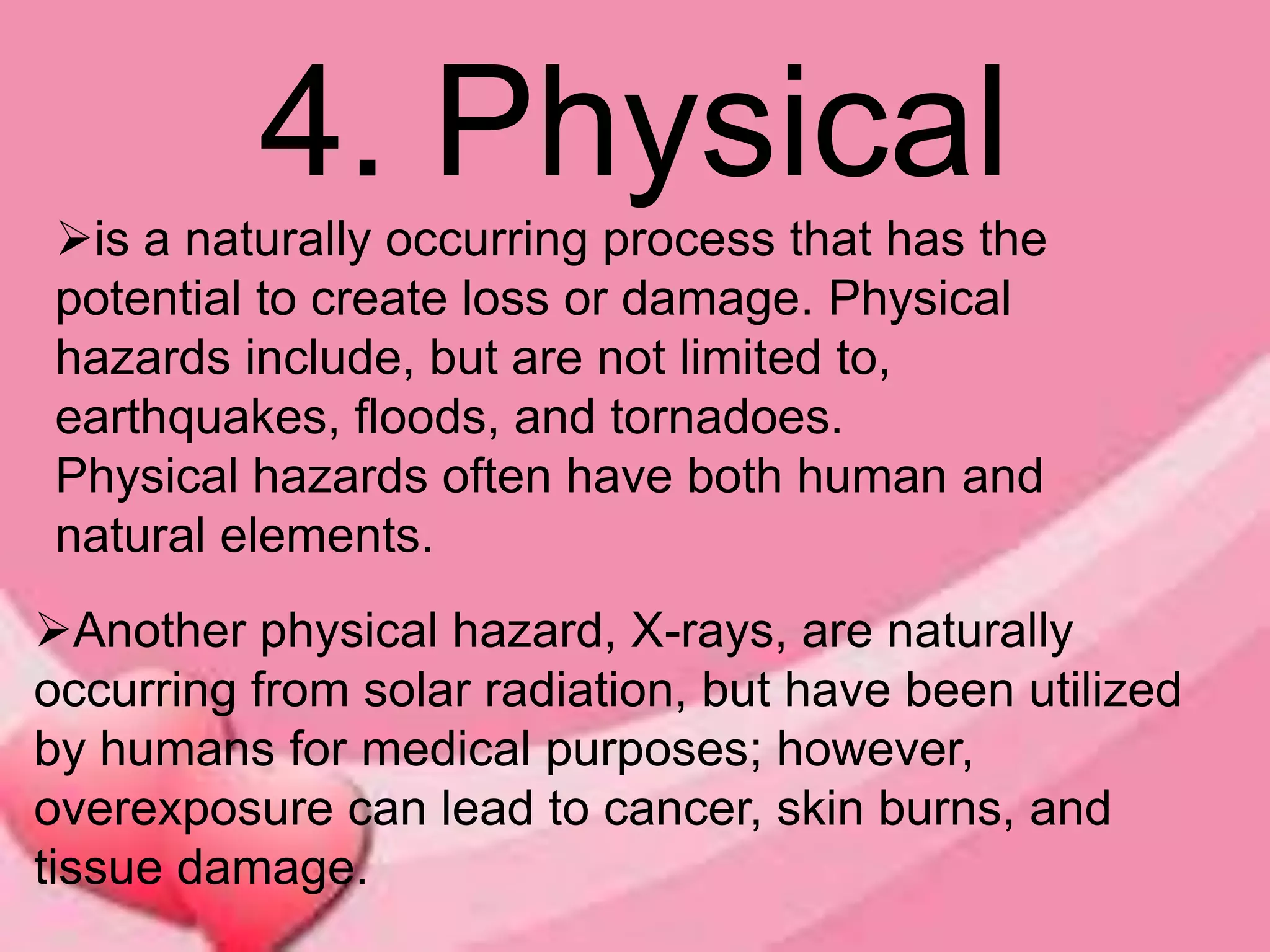 OSH/TYPES OF HAZARDS | PPTX