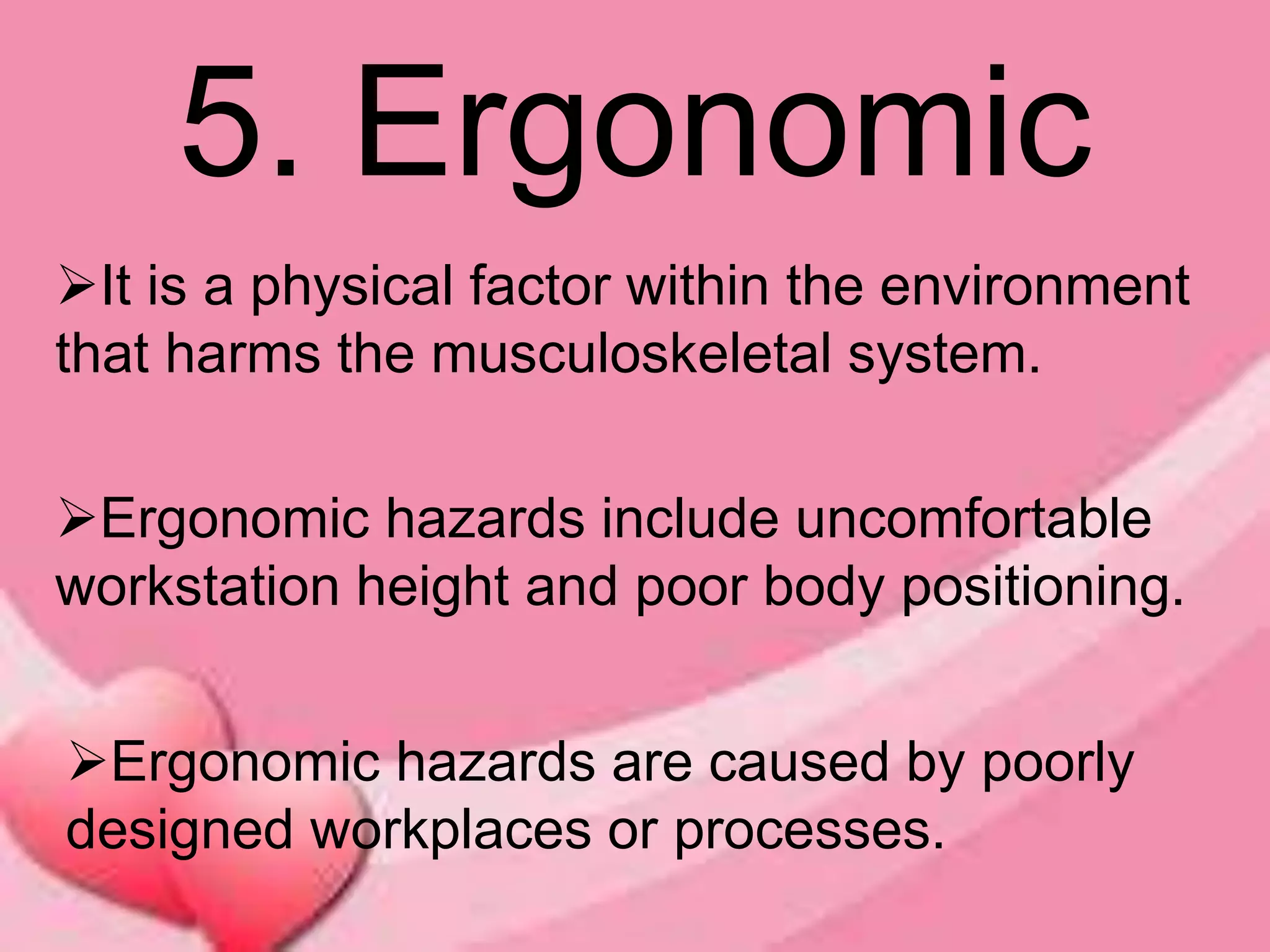 OSH/TYPES OF HAZARDS | PPTX