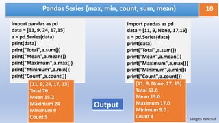 Pandas Series | PPTX