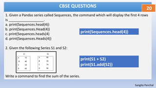 Pandas Series | PPTX