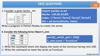 Pandas Series | PPTX