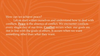 Lesson 2 peace and order | PPTX