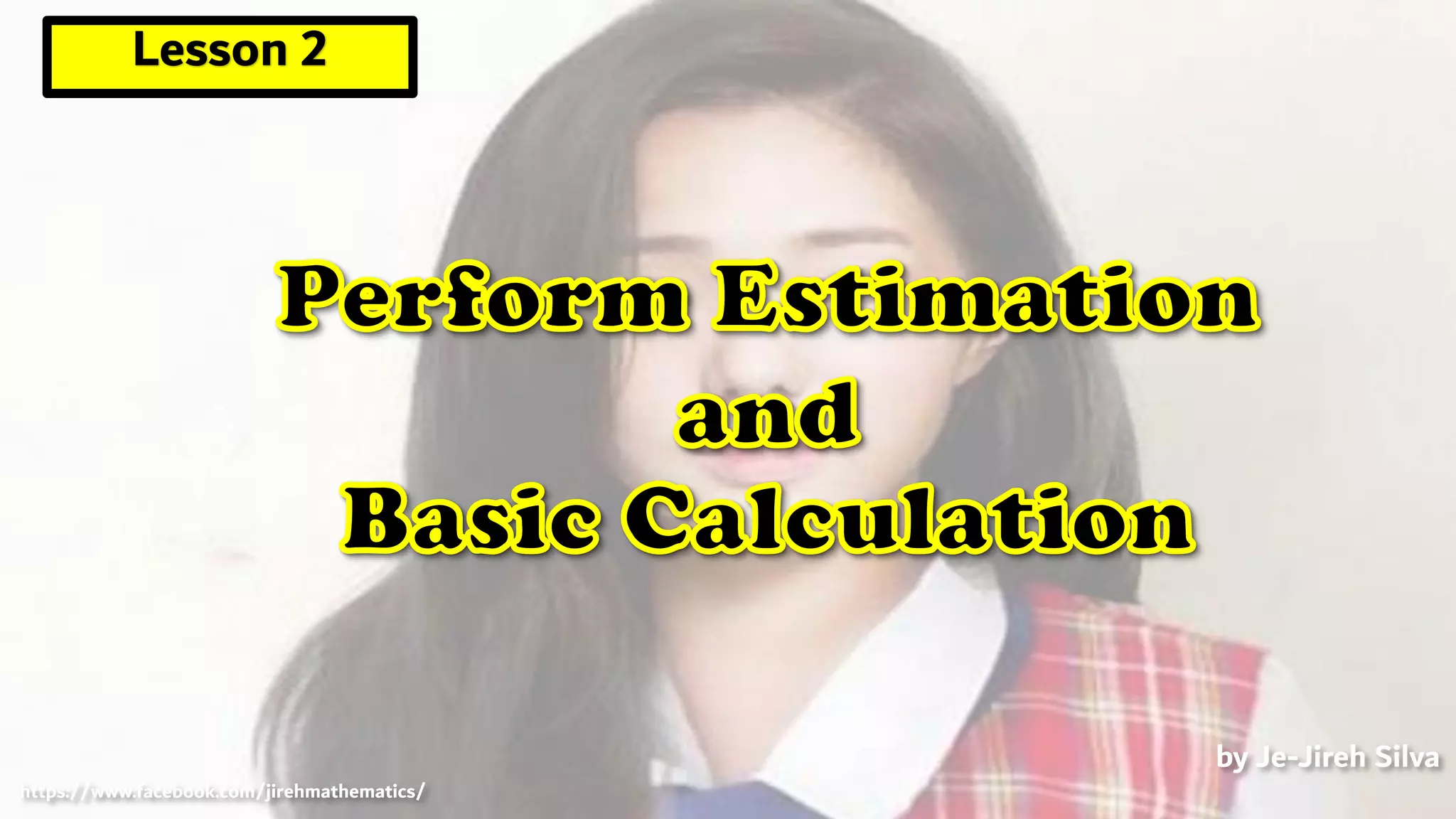 Agri-Crop Production - Lesson 2 perform estimation and basic ...