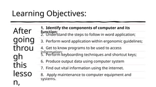 Lesson 2 Performing Computer Operations.pptx