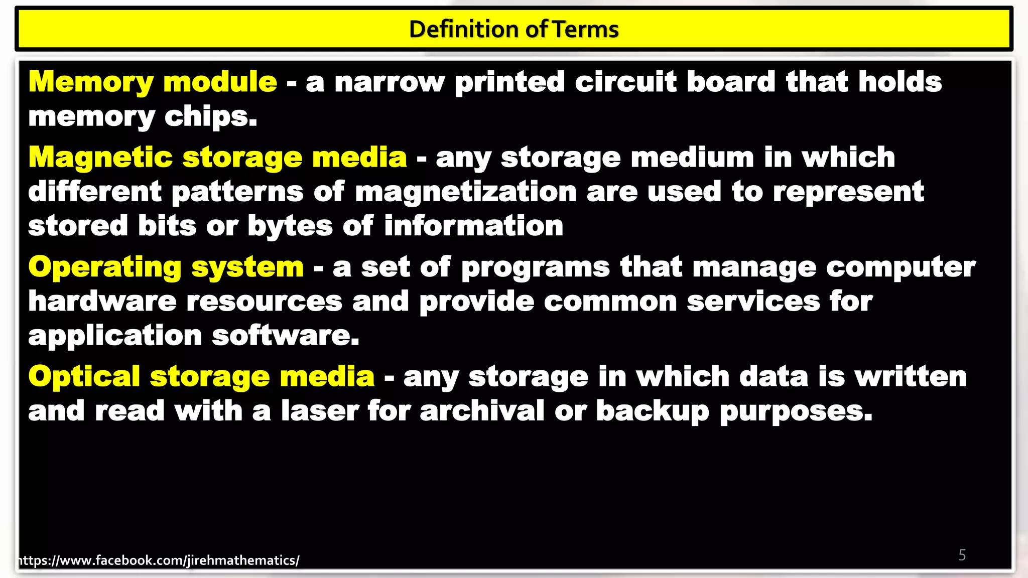 ICT: Computer Hardware Services - Lesson 2 perform mesuration and ...