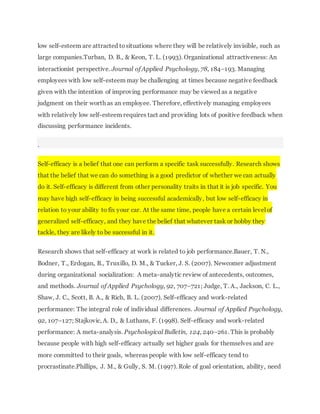 Lesson 2 personality, attitude & work behavior | DOCX