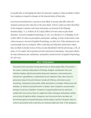 Lesson 2 personality, attitude & work behavior | DOCX