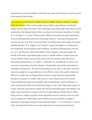 Lesson 2 personality, attitude & work behavior | DOCX