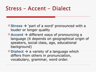 Lesson 2 phonetics and its subject7. Lection 2 | PPT | Audio Production ...