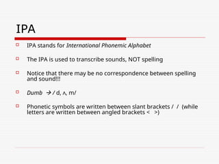 Lesson 2 phonetics and its subject7. Lection 2 | PPT | Audio Production ...