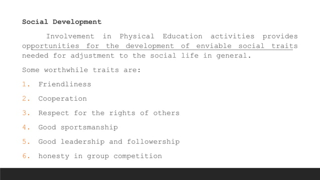 LESSON 2 Physical Education; Definition, Goals, Objectives and ...