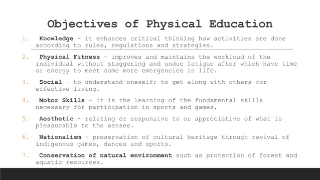 LESSON 2 Physical Education; Definition, Goals, Objectives and Functions.pptx