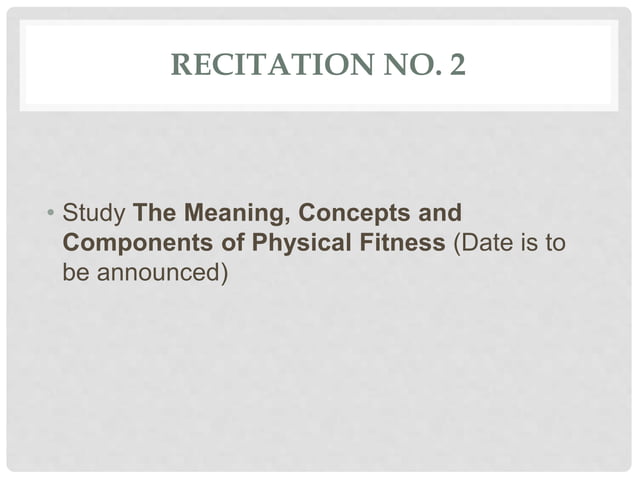 LESSON 2 PHYSICAL FITNESS PATHFIT I.pptx | Fitness and Exercise ...