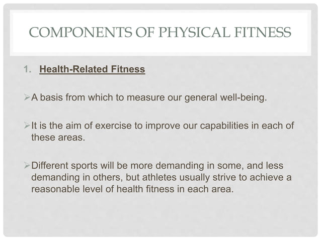 LESSON 2 PHYSICAL FITNESS PATHFIT I.pptx | Fitness and Exercise ...