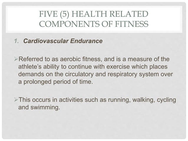 LESSON 2 PHYSICAL FITNESS PATHFIT I.pptx | Fitness and Exercise ...