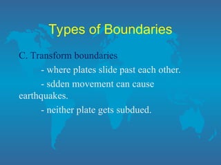 Science 10 Lesson 2 Plate Boundaries.ppt | Geology | Science