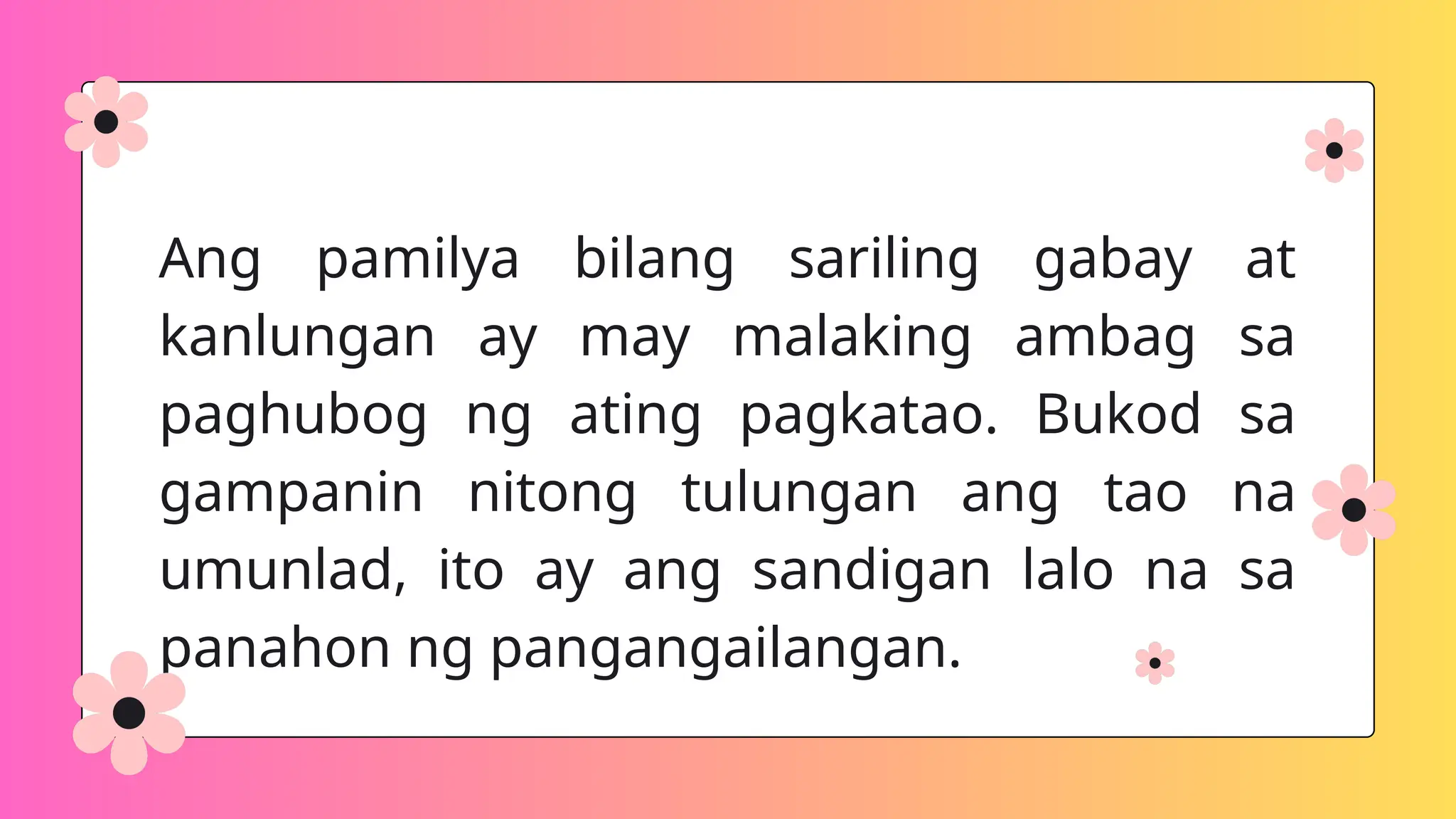 Lesson 2_Positibong pananaw , gabay ang pamilya.pptx