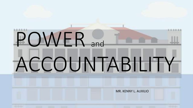 Lesson 2 power and accountability | PPT