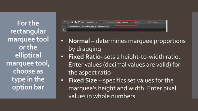 Lesson 2 POWERPOINT MARQUEE.pptx | Photo Editing Software | Computer ...