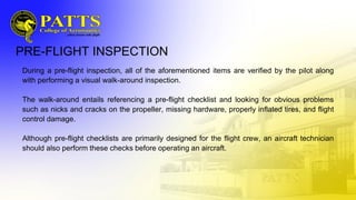 LESSON 2_ Pre-Flight Inspection for aircraft | PDF