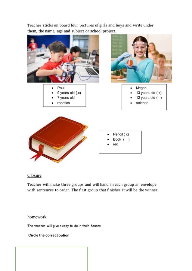 Lesson 2 primary level passed | PDF